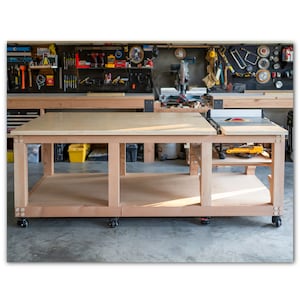 Table Saw WORKBENCH Plan Imperial - Etsy