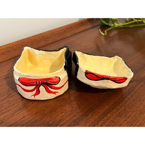 Vintage Paper Mache Cat Head Box - Etsy