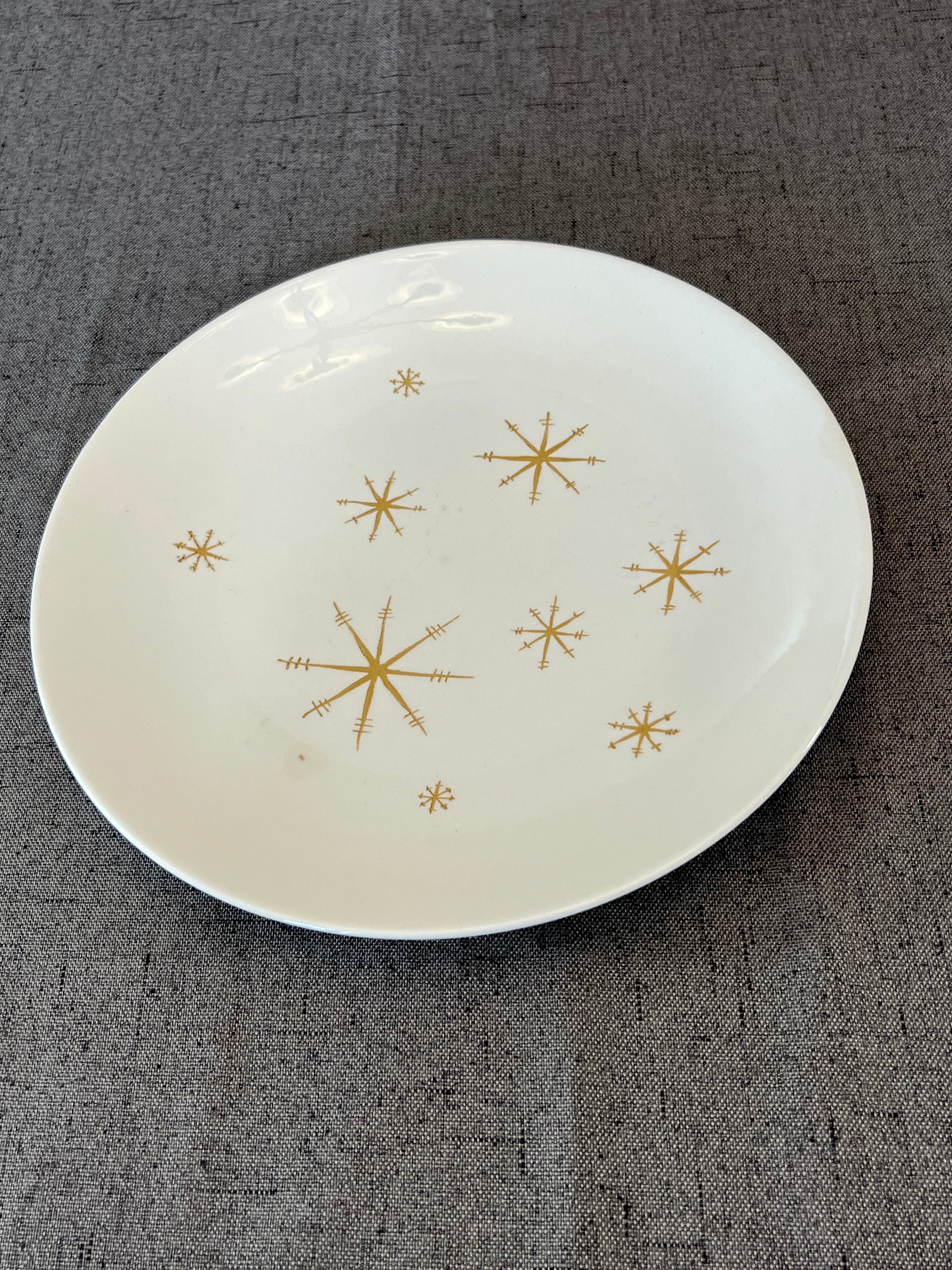 Vintage Royal China Star Glow Dinner Plate - Etsy