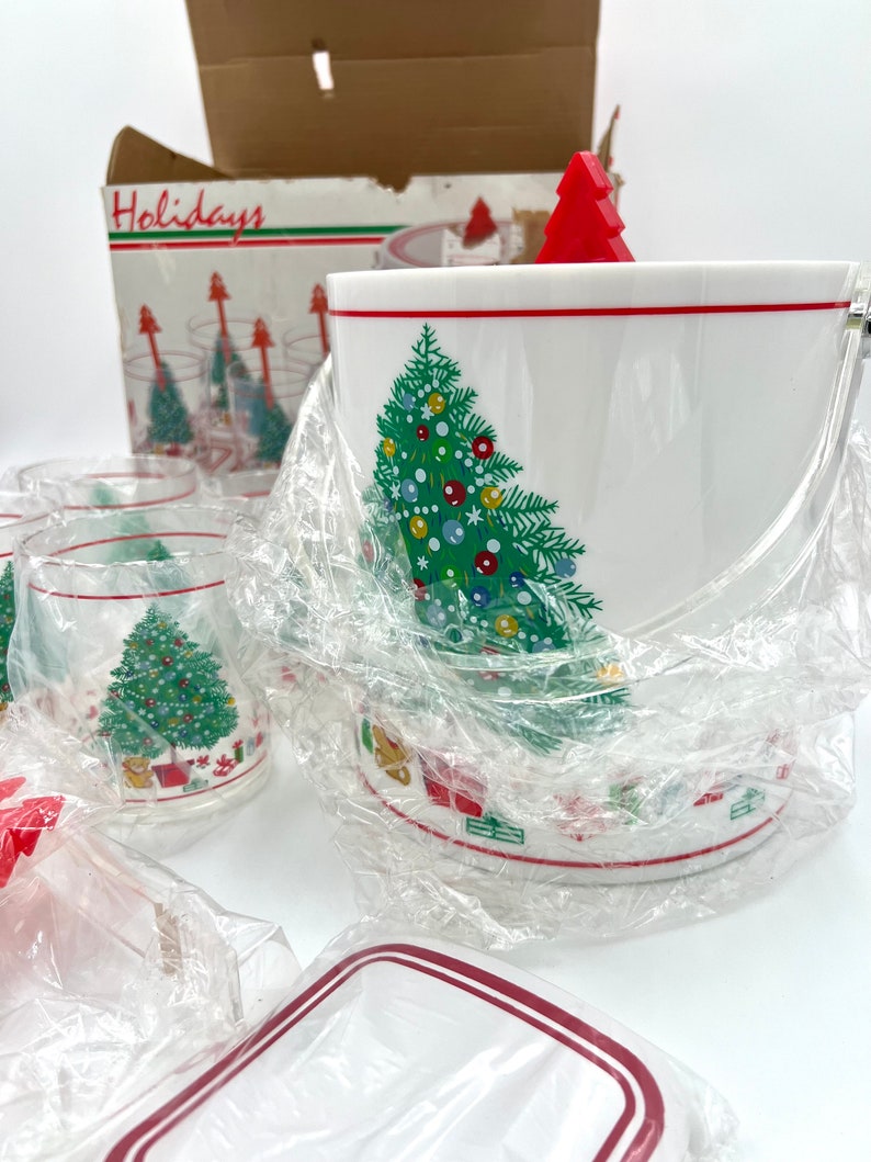 Vintage 1980s Himark Christmas Barware - Etsy