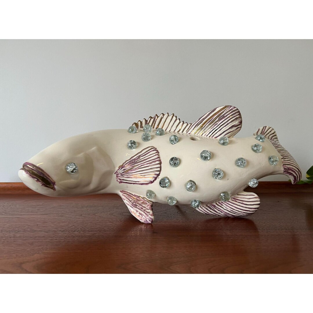 Vintage Fish TV Lamp LARGE - Etsy