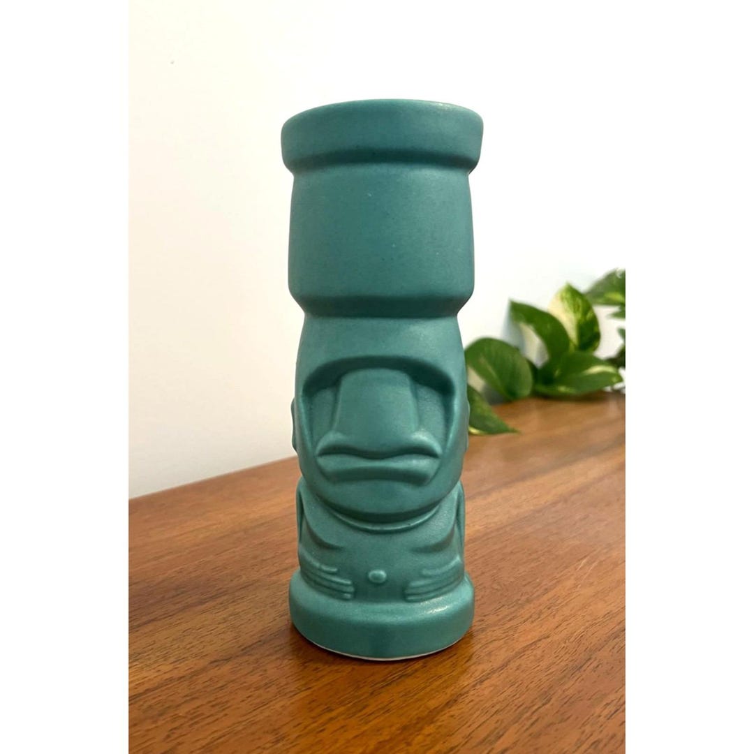 Vintage 2003 Mr. Moai Joe Vitale Tiki Farm Cup - Etsy