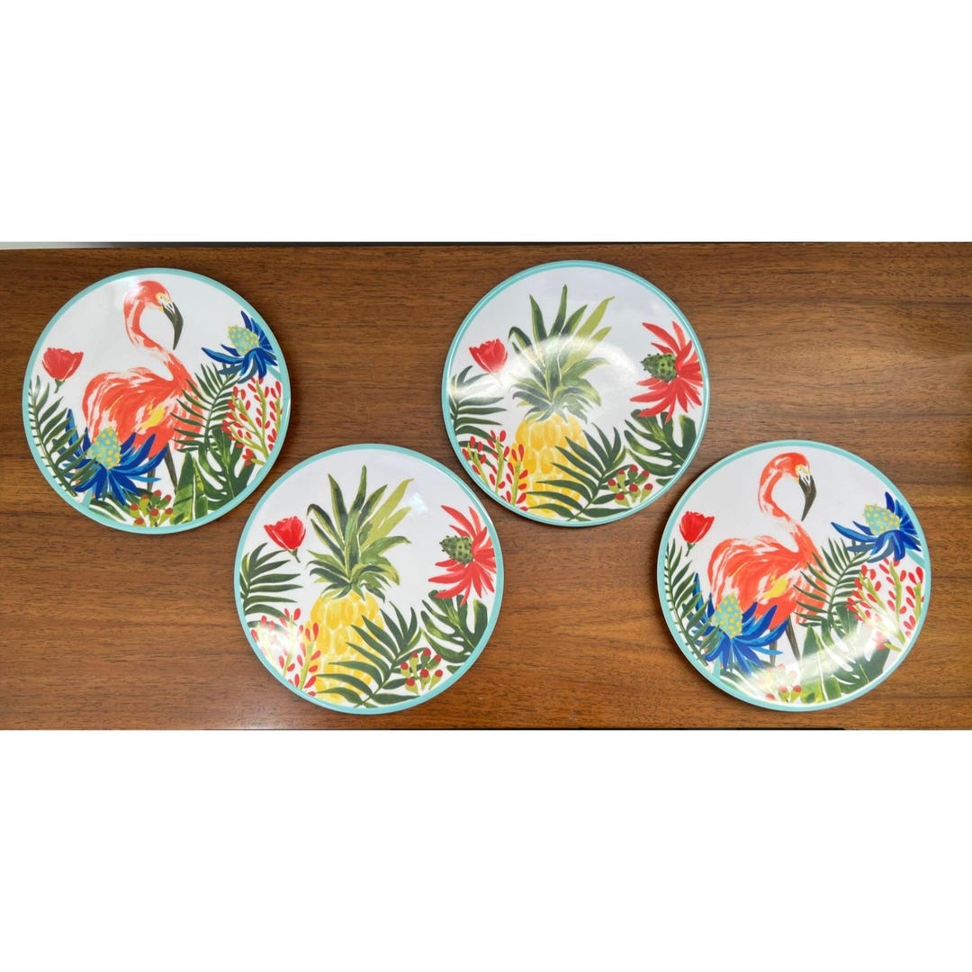 Target 2017 Tropical Appetizer Plates - Etsy