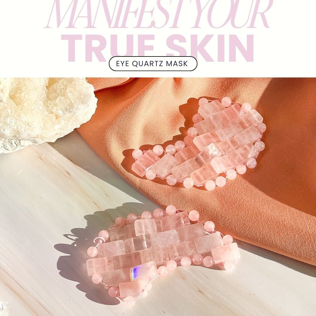 Eye Quartz Mask Lunar Shape Vibrant Crysta Mask 100% Natural Raw Quartz ...