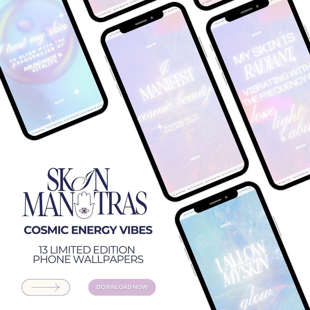 Phone Wallpaper 13 Bundle Skin Mantra, Cosmic Energy Vibes ...
