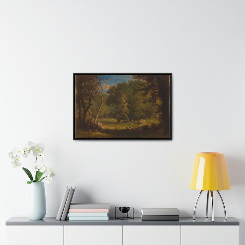 Elf Ground Print of Oil on Canvas George Inness Painting Wall Decor ...