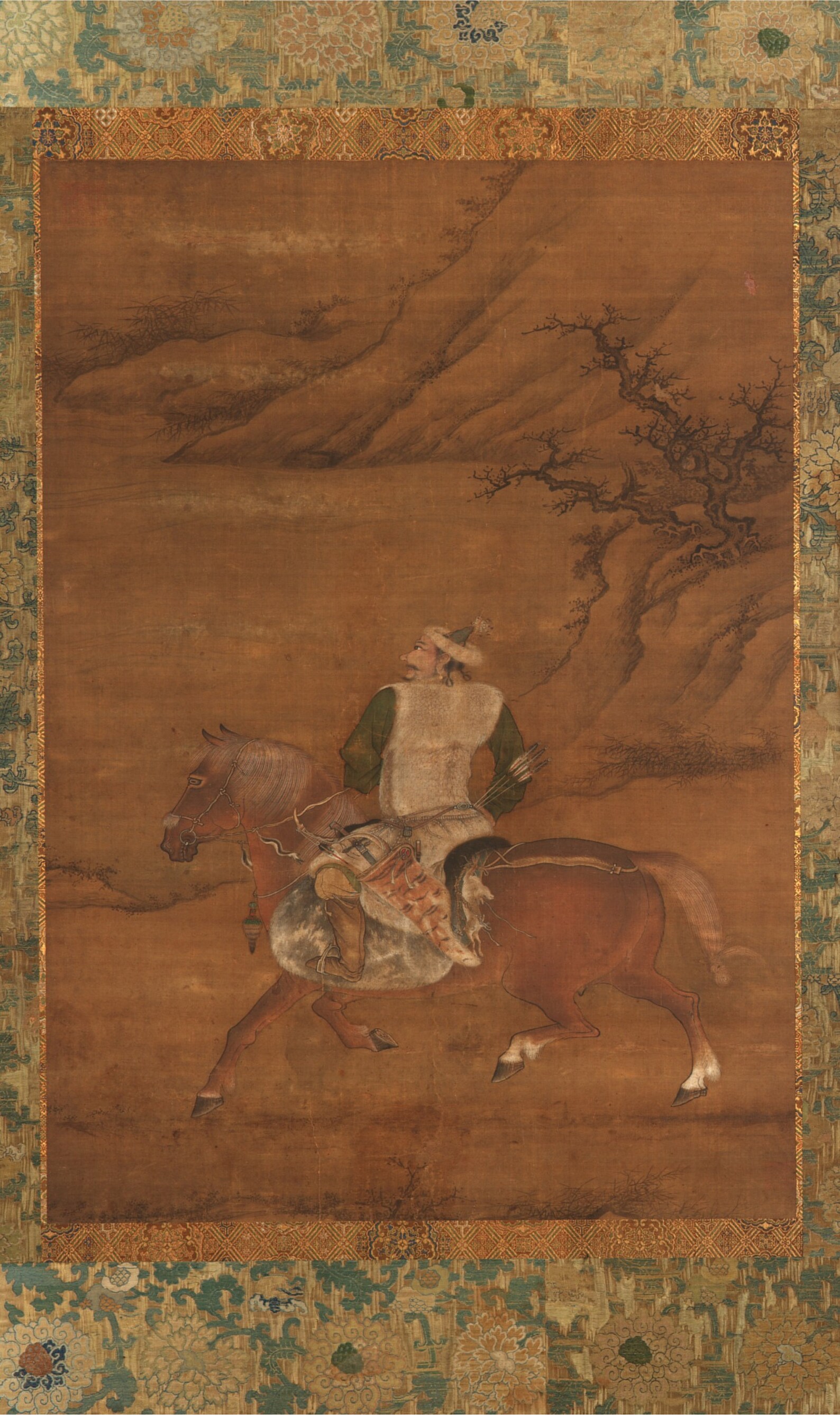 A Tartar Huntsman on His Horse Attributed to Zhao Mengfu Ming Dynasty ...
