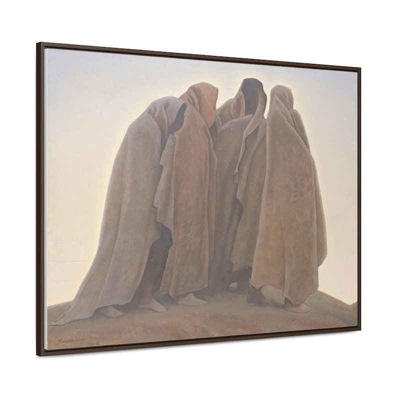 Shapes of Fear by Maynard Dixon 1930-1932 Framed Print on Canvas of ...