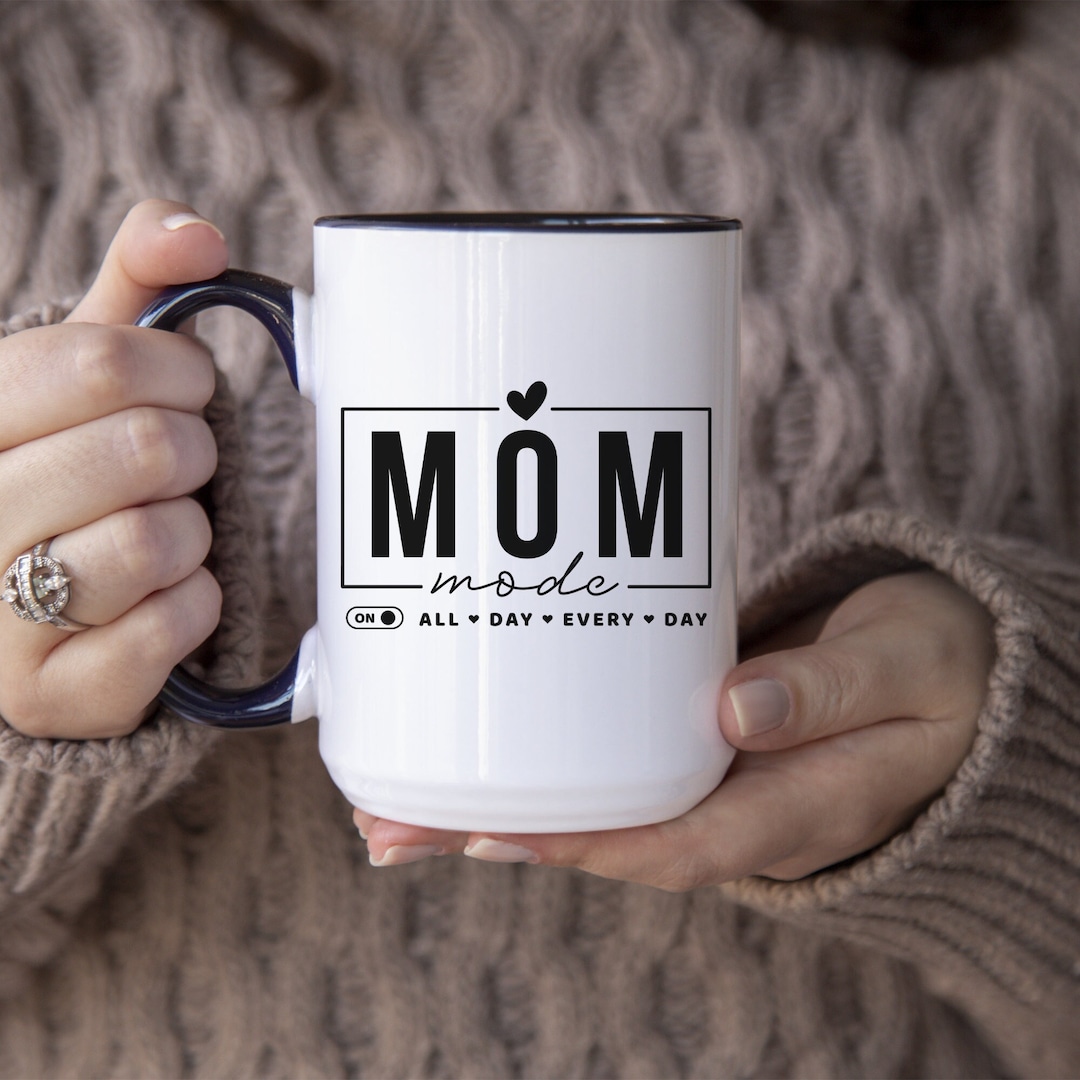 Mom Mode Coffee Mug Mom Mode Coffee Cup Mother's Day Gift, Mom Coffee ...