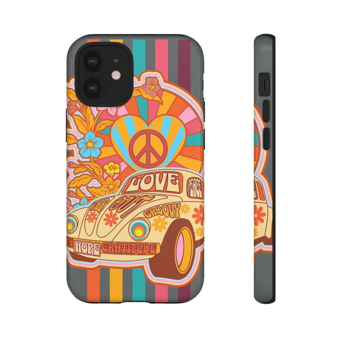 Groovy Retro Phone Case, Phone Cover for Iphone, Android, Samsung ...