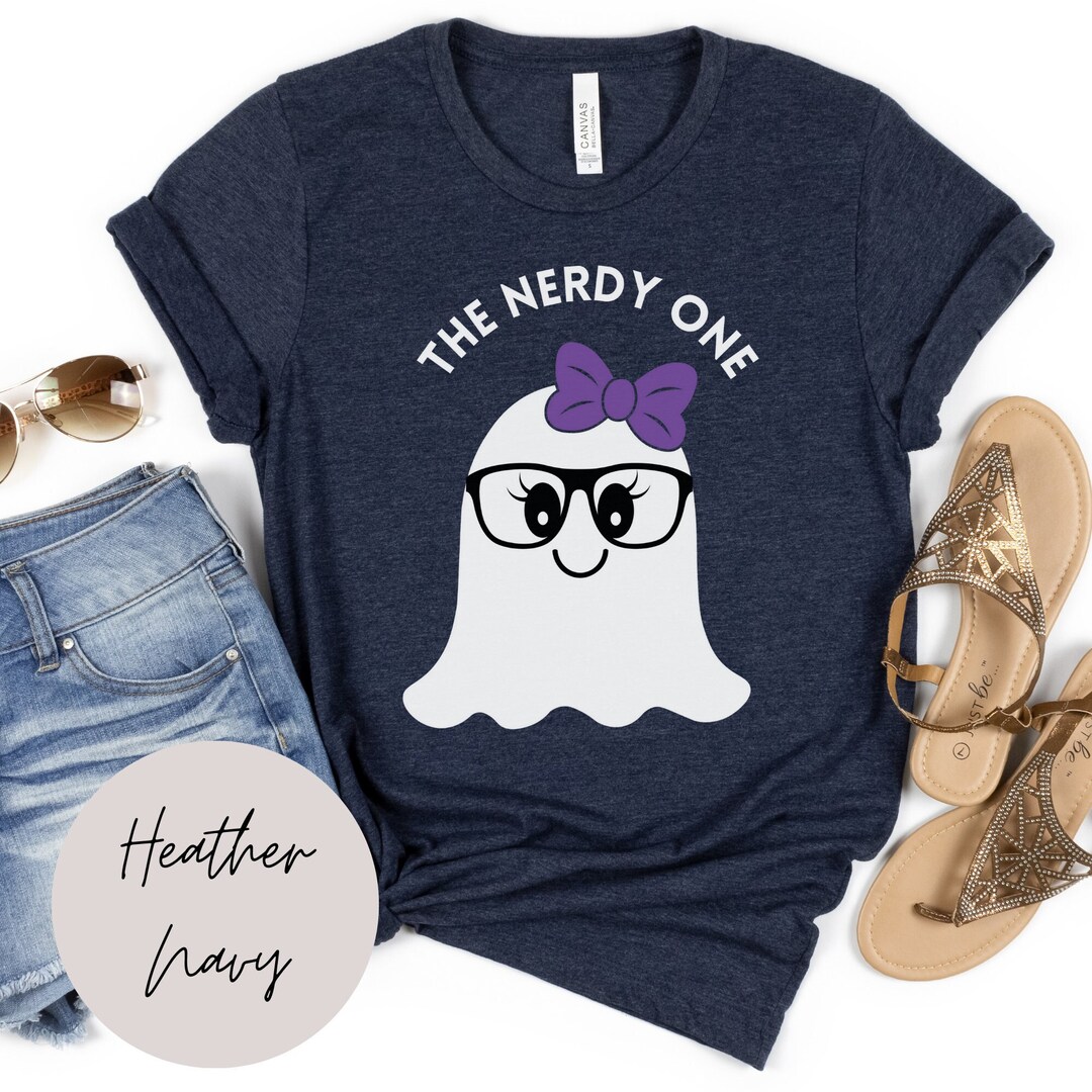 The Nerdy One Funny Group Halloween Shirt; Ghost Costume; Bougie One ...