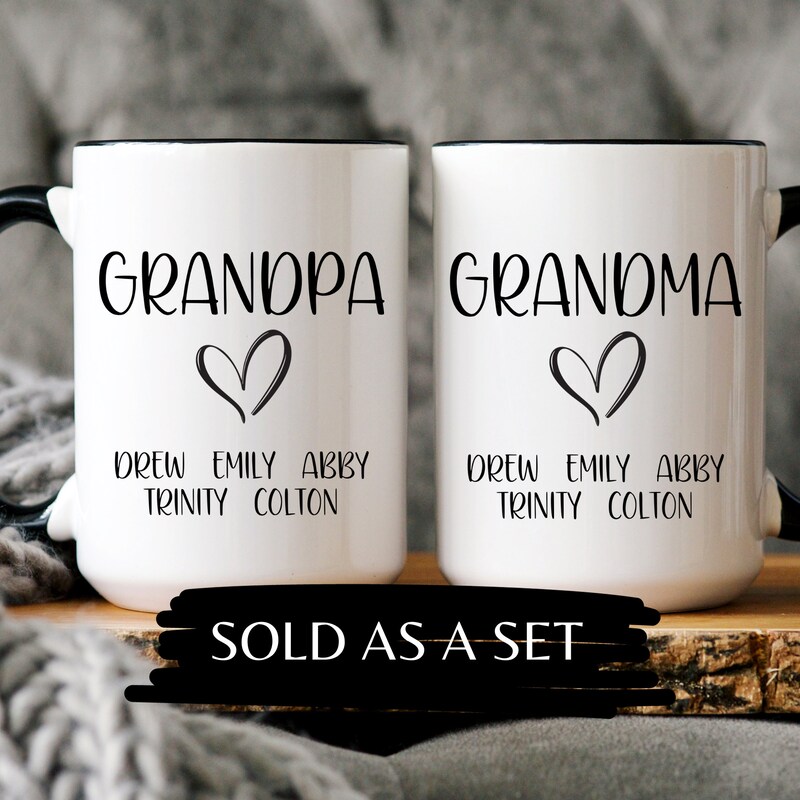 Personalized Coffee Mug for Grandparents - Etsy