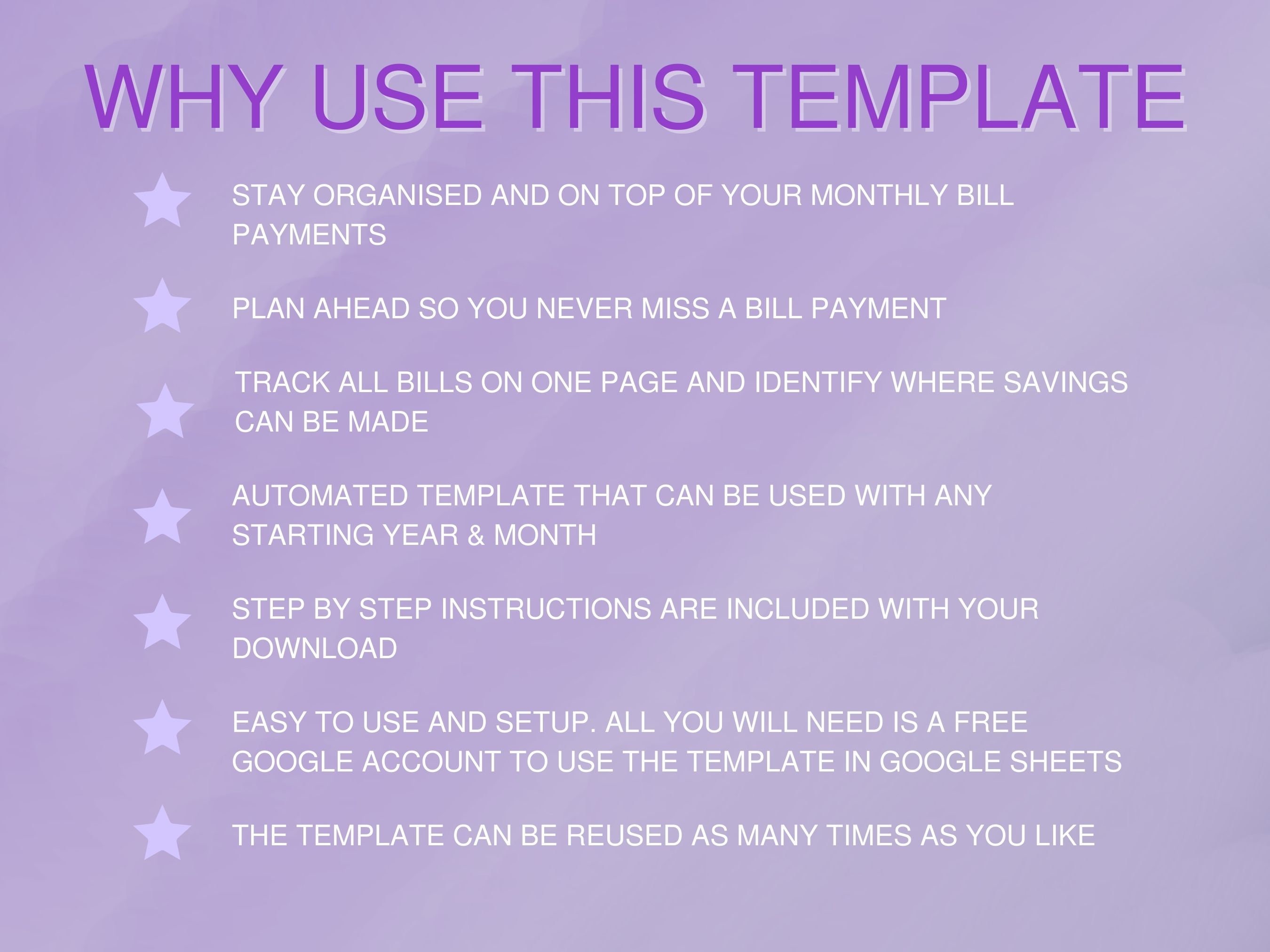 Annual Bill Tracker Template Google Sheets, Bill Payment Spreadsheet ...