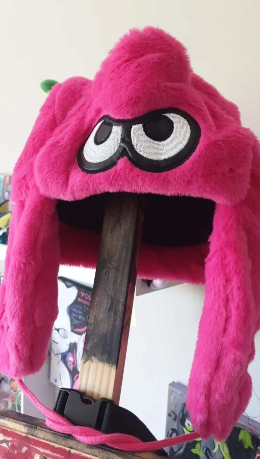 Splatoon Usanka Hat Fluffy Pink Squid Y2K Hat - Etsy