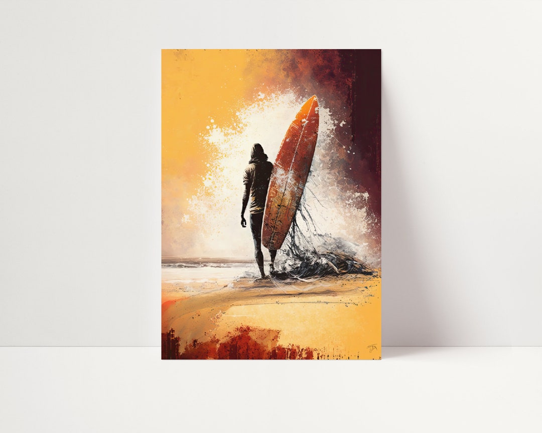 Kaleb's Set, Surf Wall Art, Surf Decor, Surf Print, Downloadable Art ...