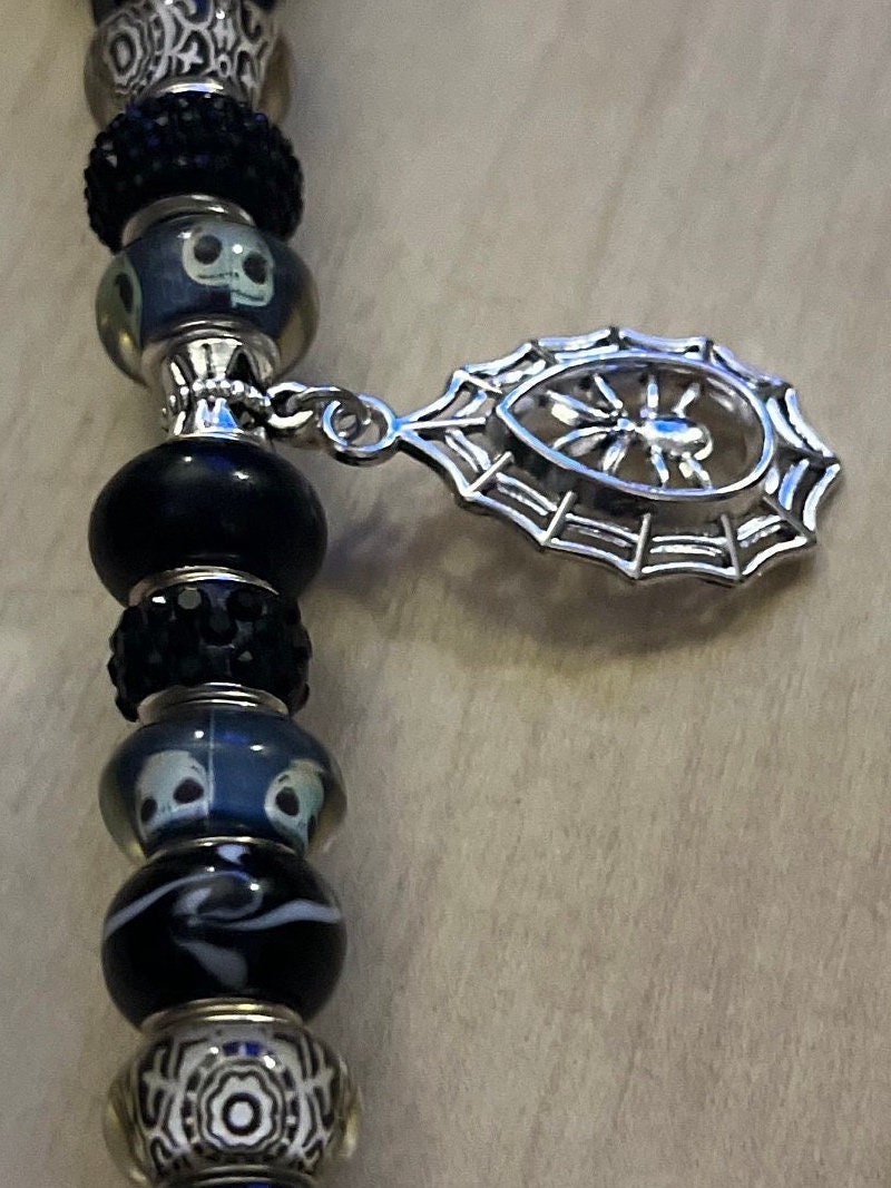 Nightmare Before Christmas Decorative Wand,beaded Wand,skeletons,unique ...