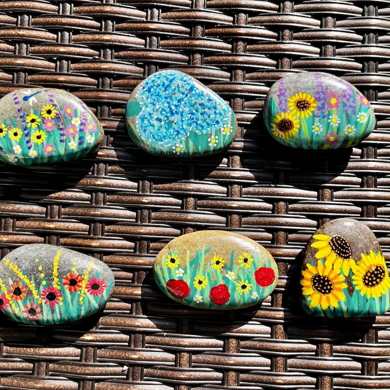 Painted Rocks Garden - Etsy
