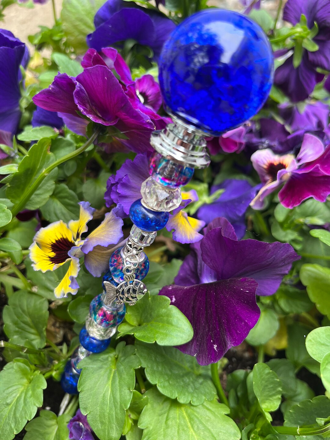 Tropical Fish Wand, 9 Inch Decorative Wand, Fairy Wand, Garden ...