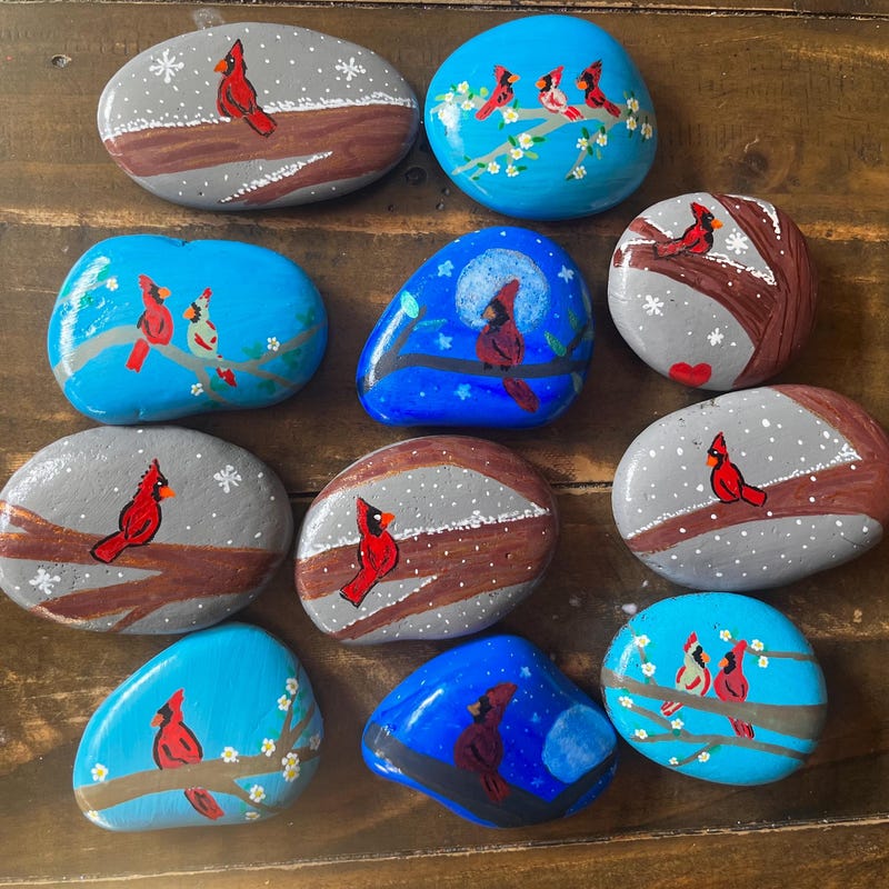 Hand Painted Rock - Etsy