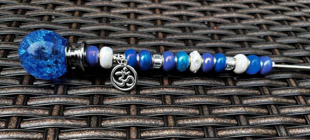 Om Wand,fairy Wand, Beaded Wand Decorative Wand, Plant Jewel, Plant and ...