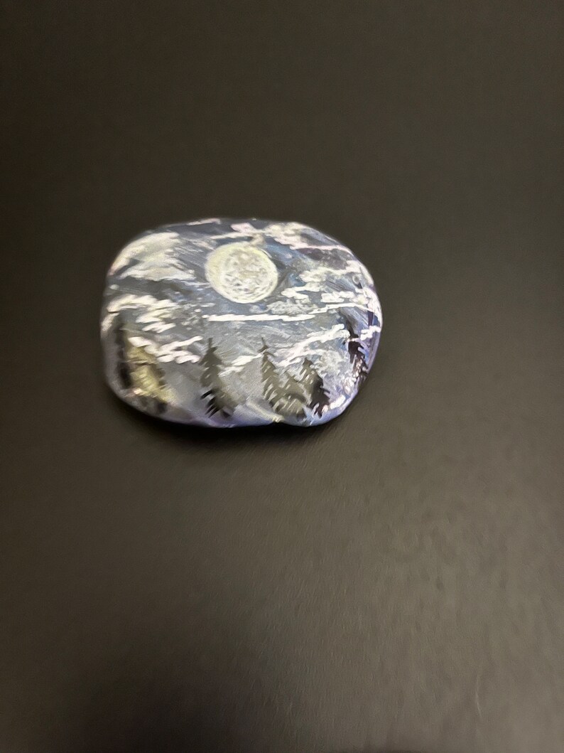 Hand Painted Stones, Painted Rocks, Glow in the Dark Rocks, Night Sky ...