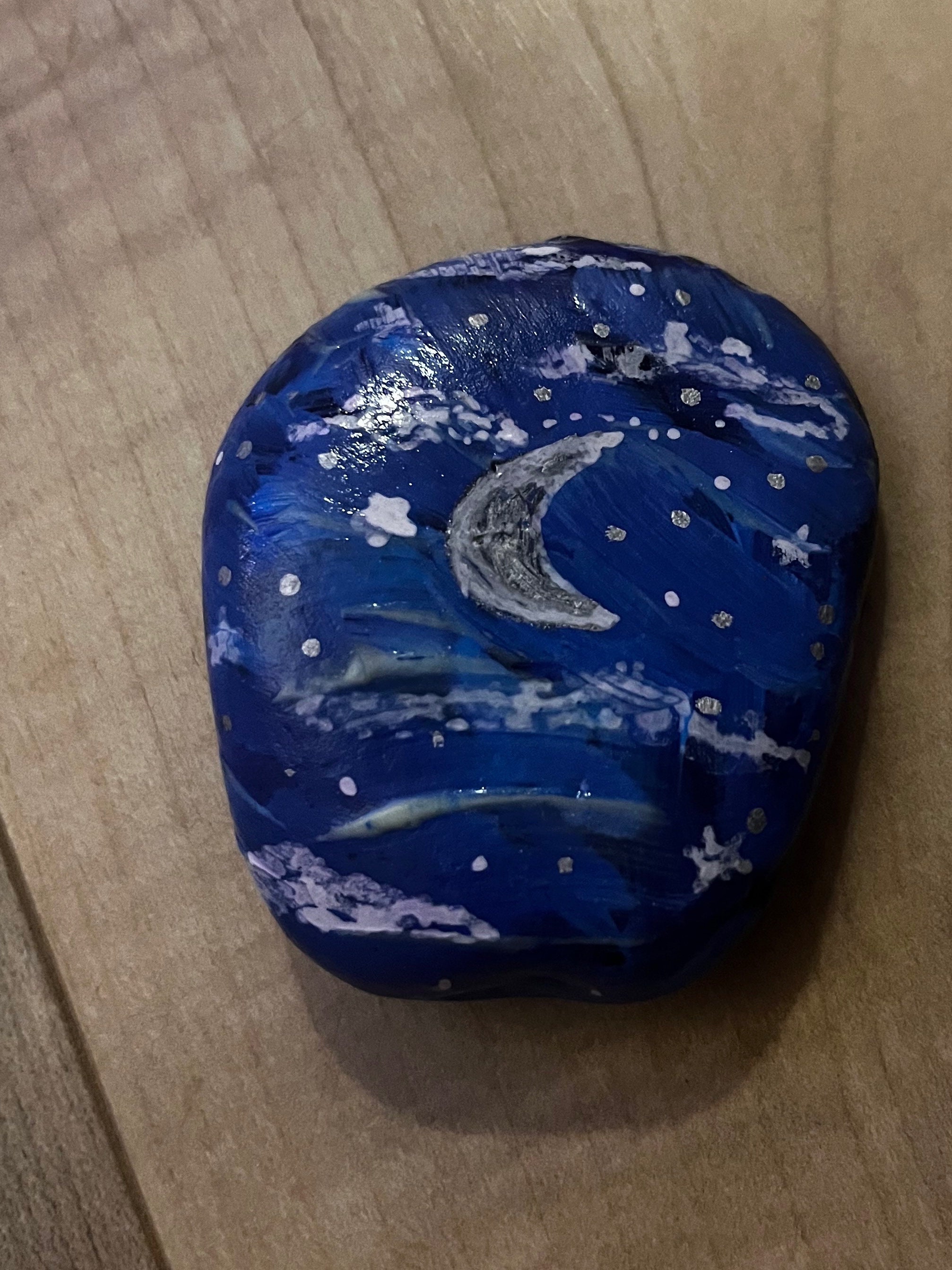 Hand Painted Stones, Painted Rocks, Glow in the Dark Rocks, Night Sky ...