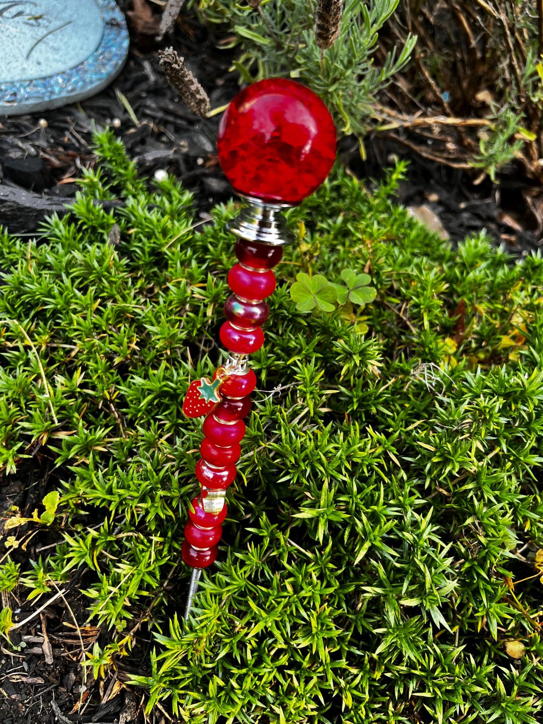 Strawberry Wand, 9 Inch Decorative Wand With Strawberry Charm ...