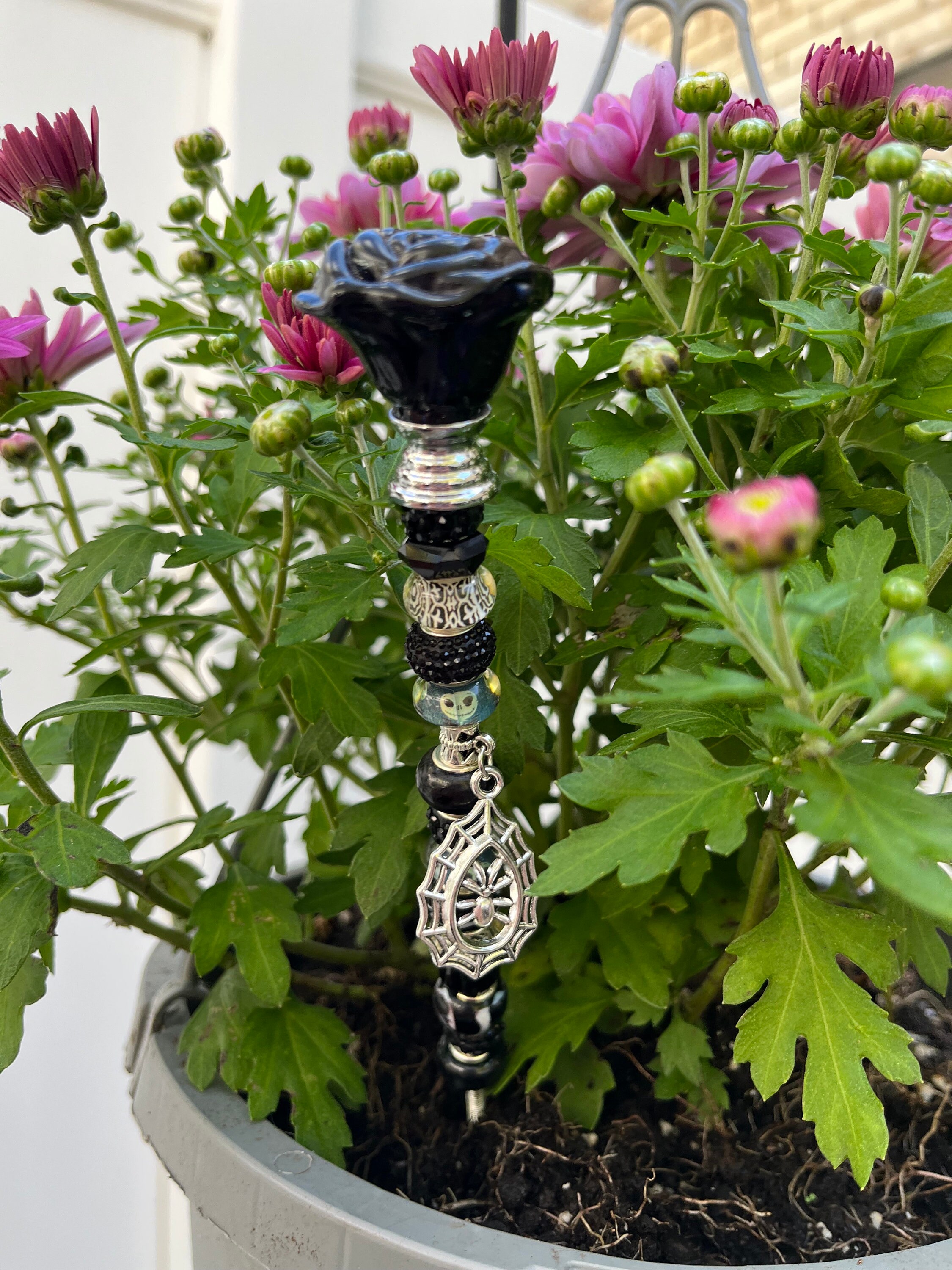 Nightmare Before Christmas Decorative Wand,beaded Wand,skeletons,unique ...