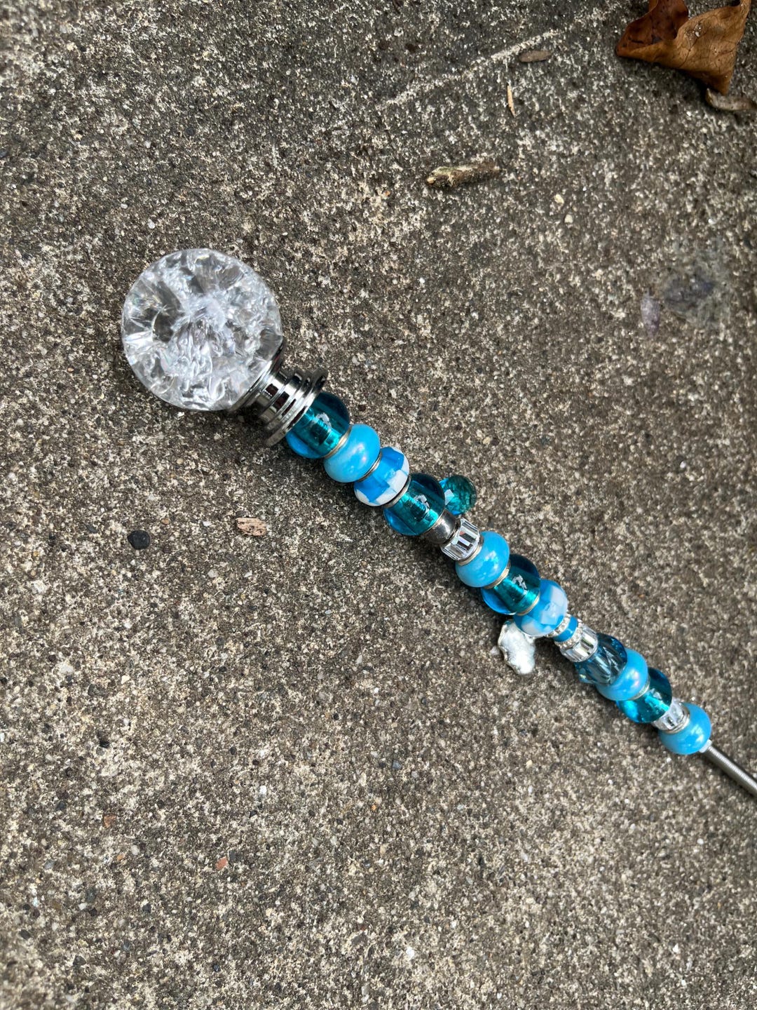 Cloud Wand,fairy Wand, Beaded Wand, Decorative Wand, Plant Jewel, Plant ...