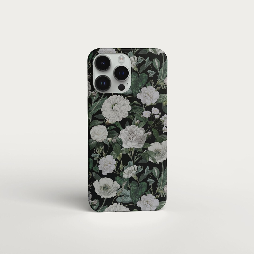 William Morris Inspired Floral iPhone Case, Fall Phone Case, Wildflower ...