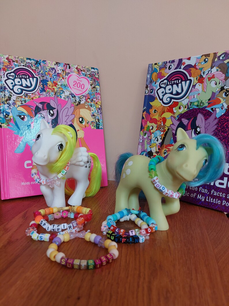 Custom My Little Pony Kandi Kidcore Bracelets Mlp OC Gen - Etsy