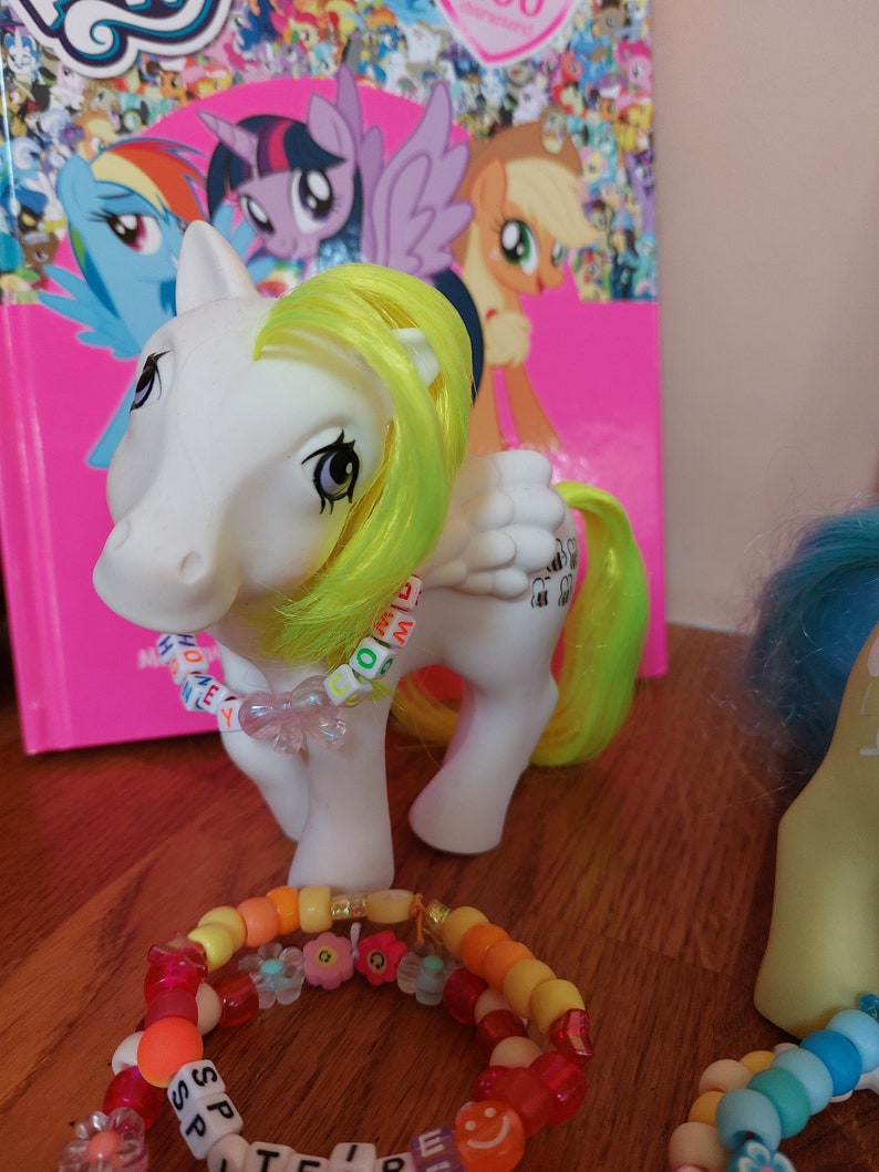 Custom My Little Pony Kandi Kidcore Bracelets Mlp OC Gen - Etsy