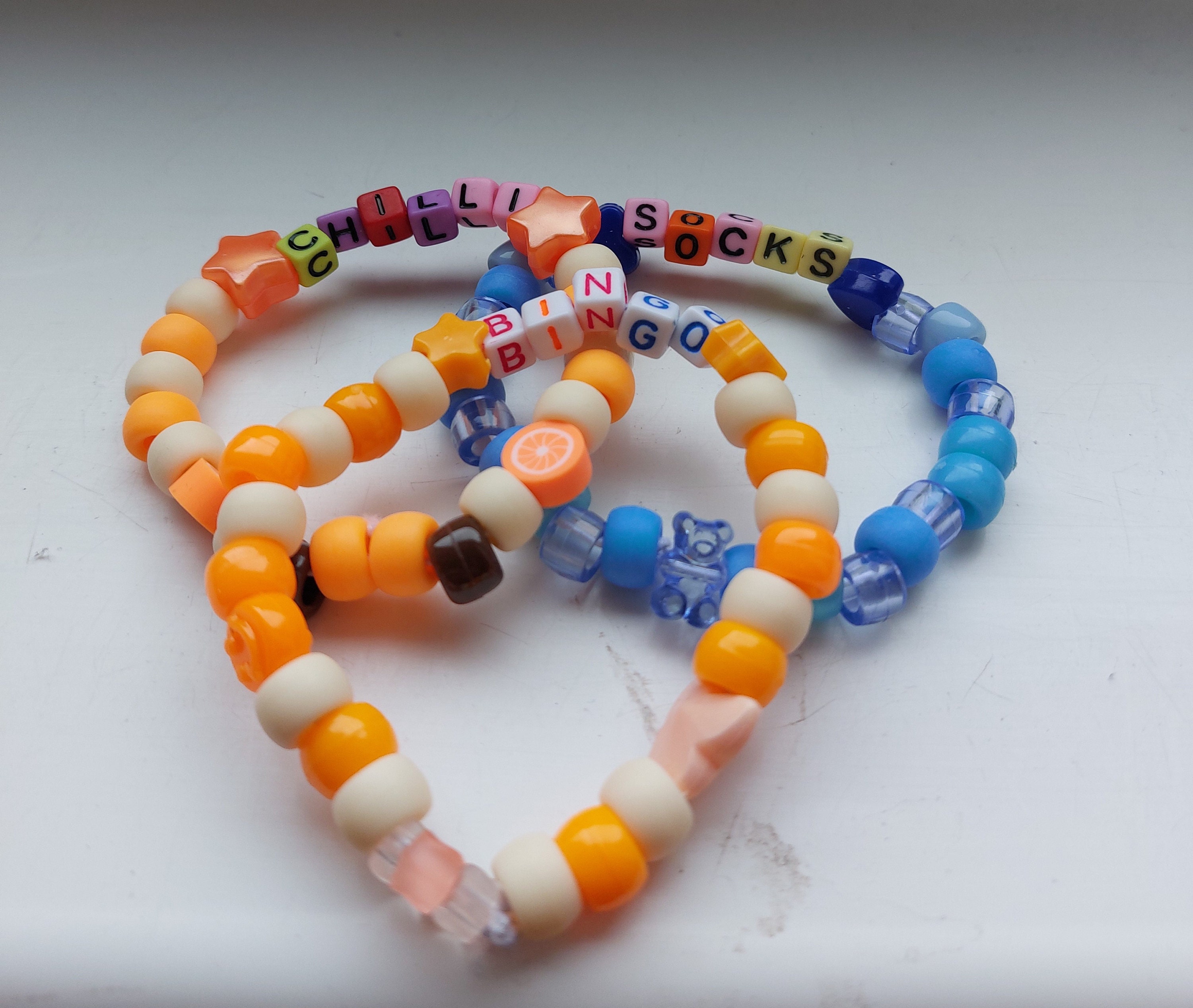Custom Bluey Kandi Any Character Kidcore Scene Rave - Etsy