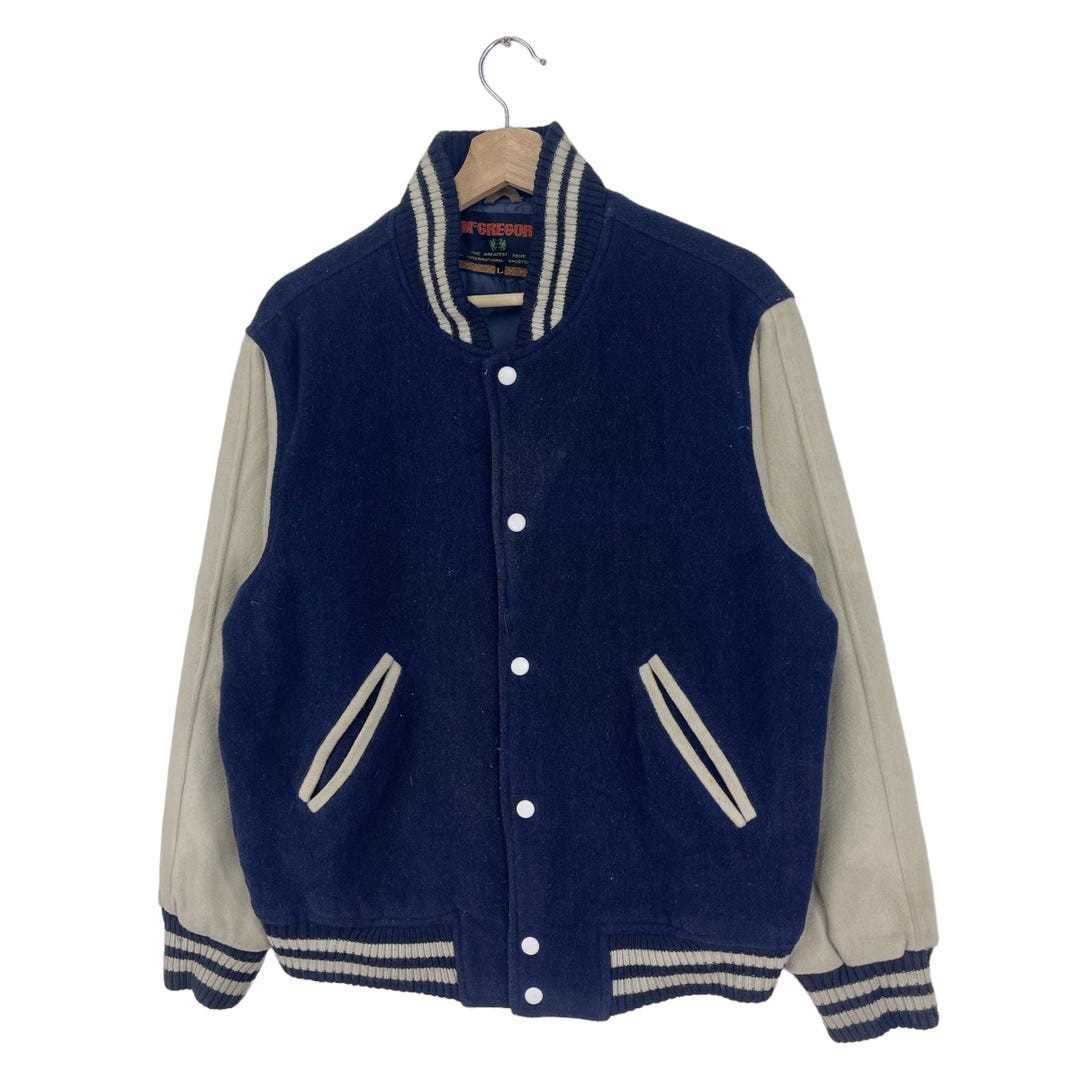 Vintage Mcgregor Wool Varsity Jacket Snap Button Old Varsity Jacket ...
