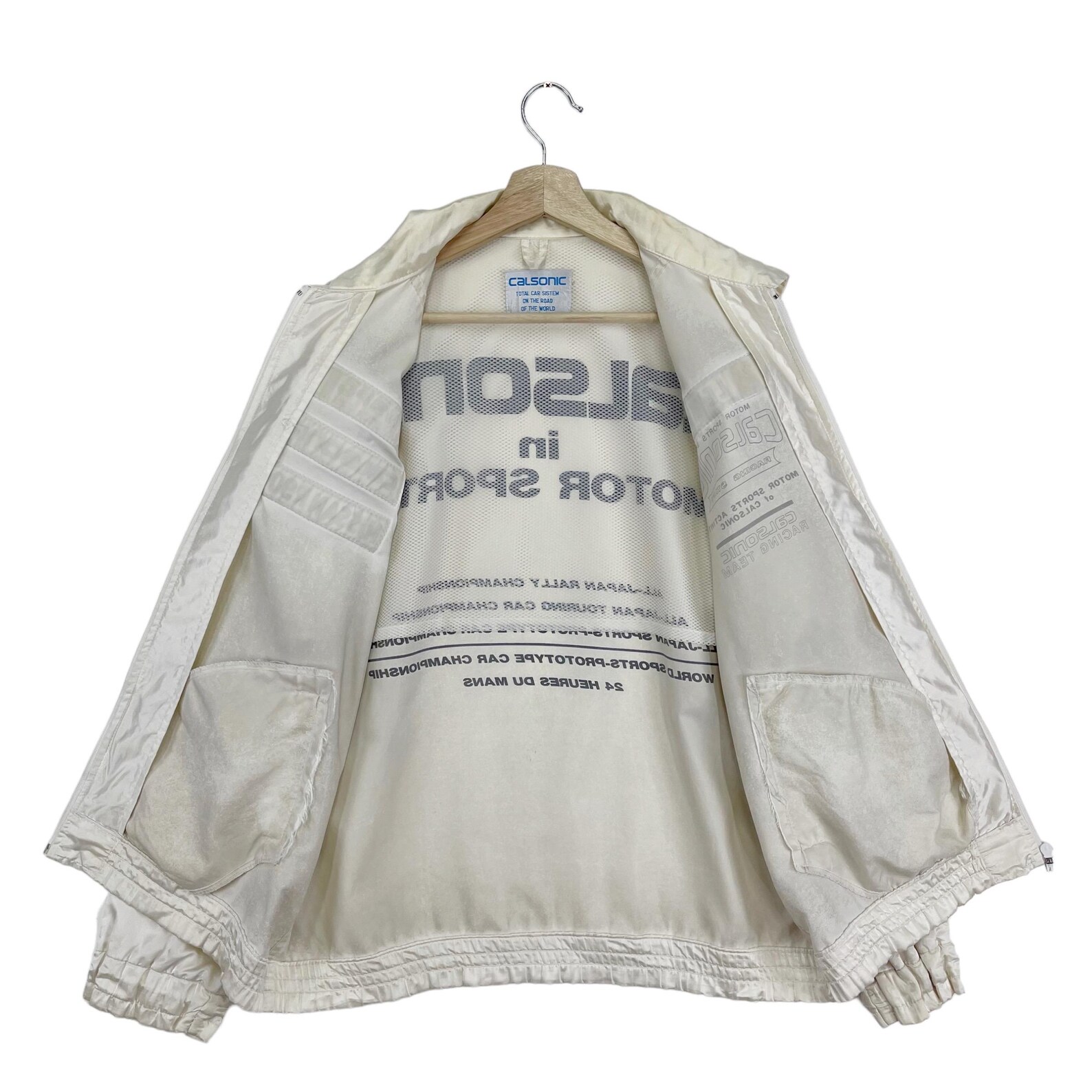 Vintage 90’s Calsonic Motorsport Team Racing Satin Jacket Nissan Gtr ...
