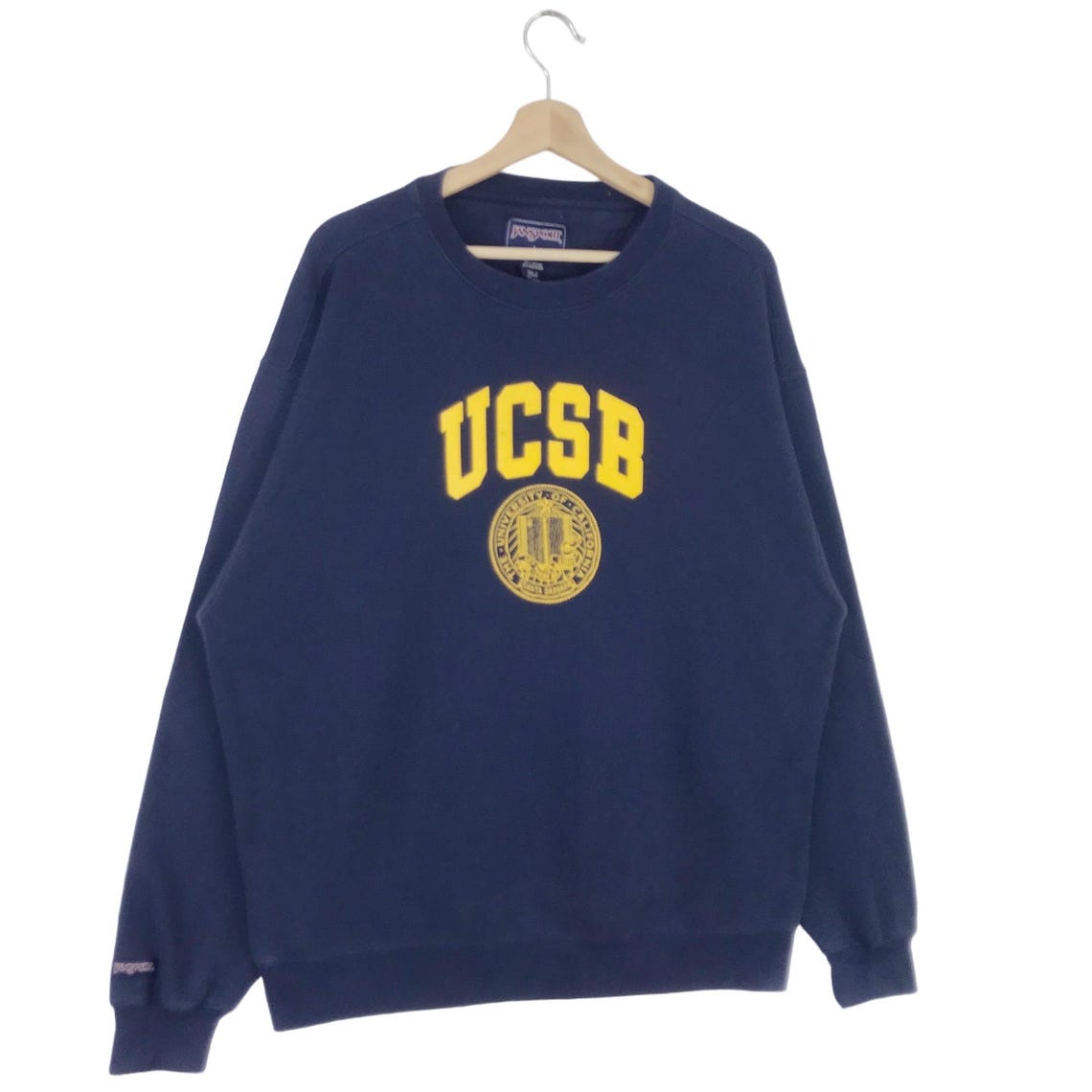 Rare Vintage University of California Santa Barbara Sweatshirt Big Logo ...