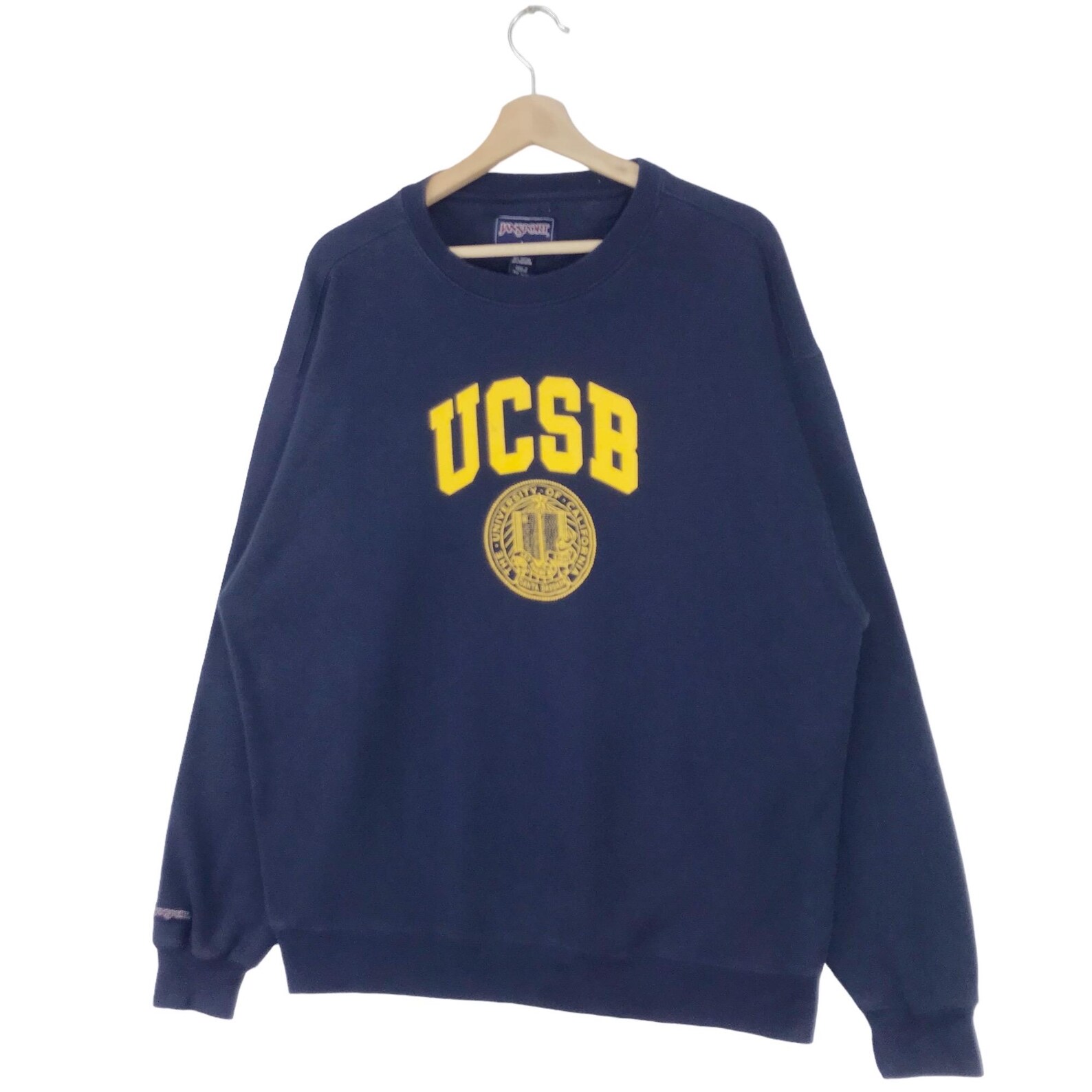 Rare Vintage University of California Santa Barbara Sweatshirt Big Logo ...
