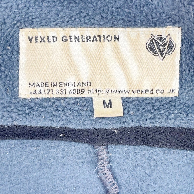 RARE! A/W1996 Vexed Generation Ninja Hoodie Fleece Zipper Polartec ...