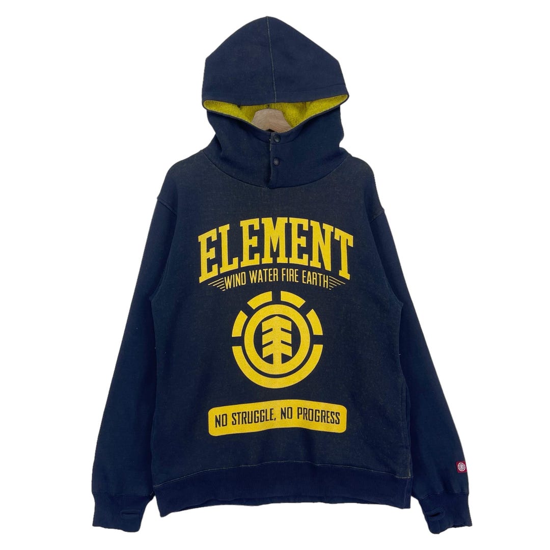 Vintage Element Sweatshirt Hoodie Big Logo Skateboard Streetwear ...