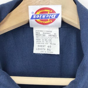 Vintage Dickies Jumpsuit Patches Streetwear/workwear Blue Coveralls ...