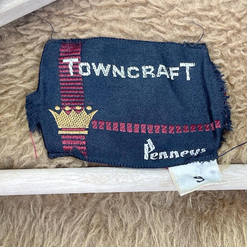 Vintage 70’s Penneys Towncraft Flannel Jacket Snap Button Blend Wool ...