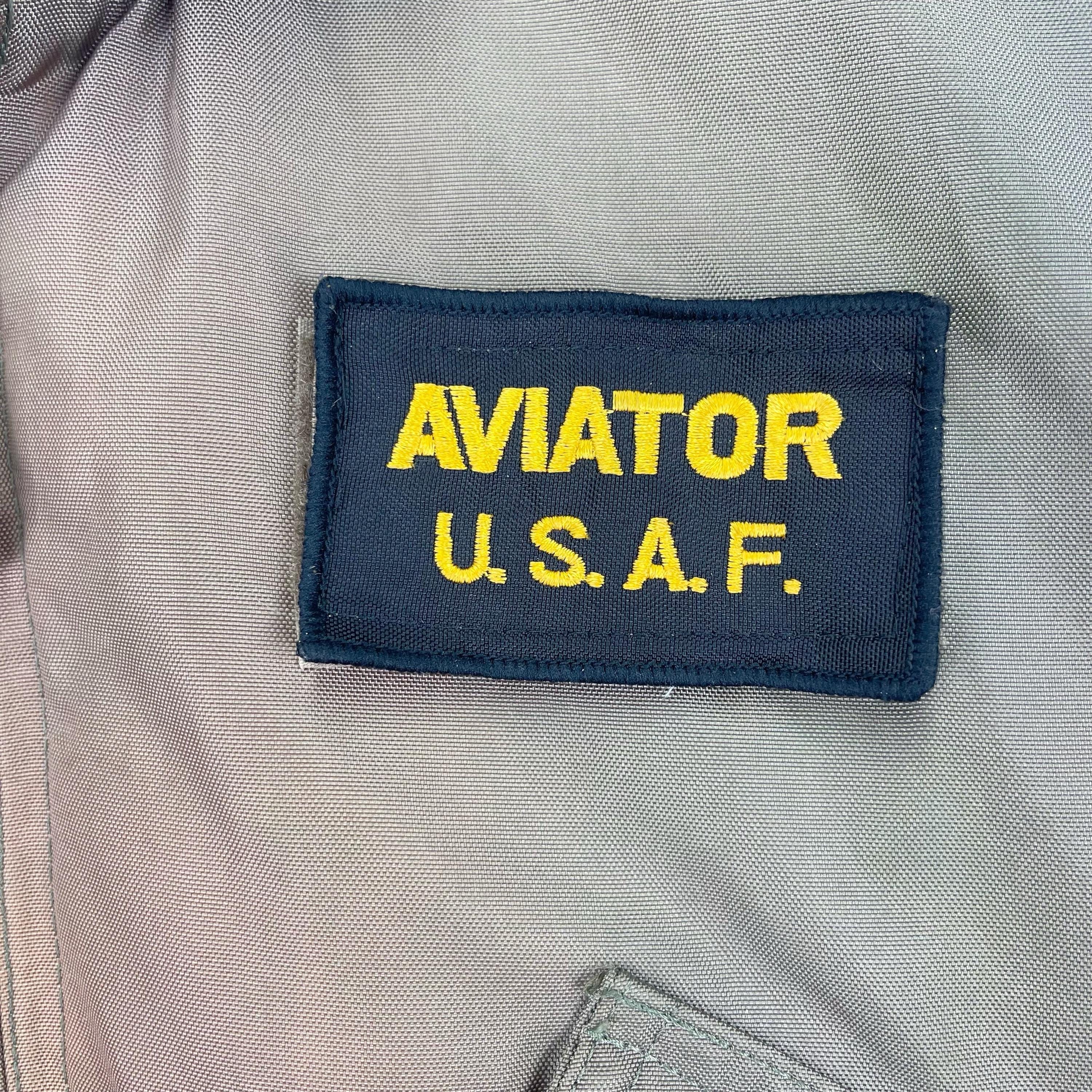 Vintage 80’s USAF Ma1 Fying Bomber Patches Logo Jacket Army/flying ...