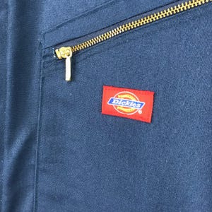 Vintage Dickies Jumpsuit Patches Streetwear/workwear Blue Coveralls ...