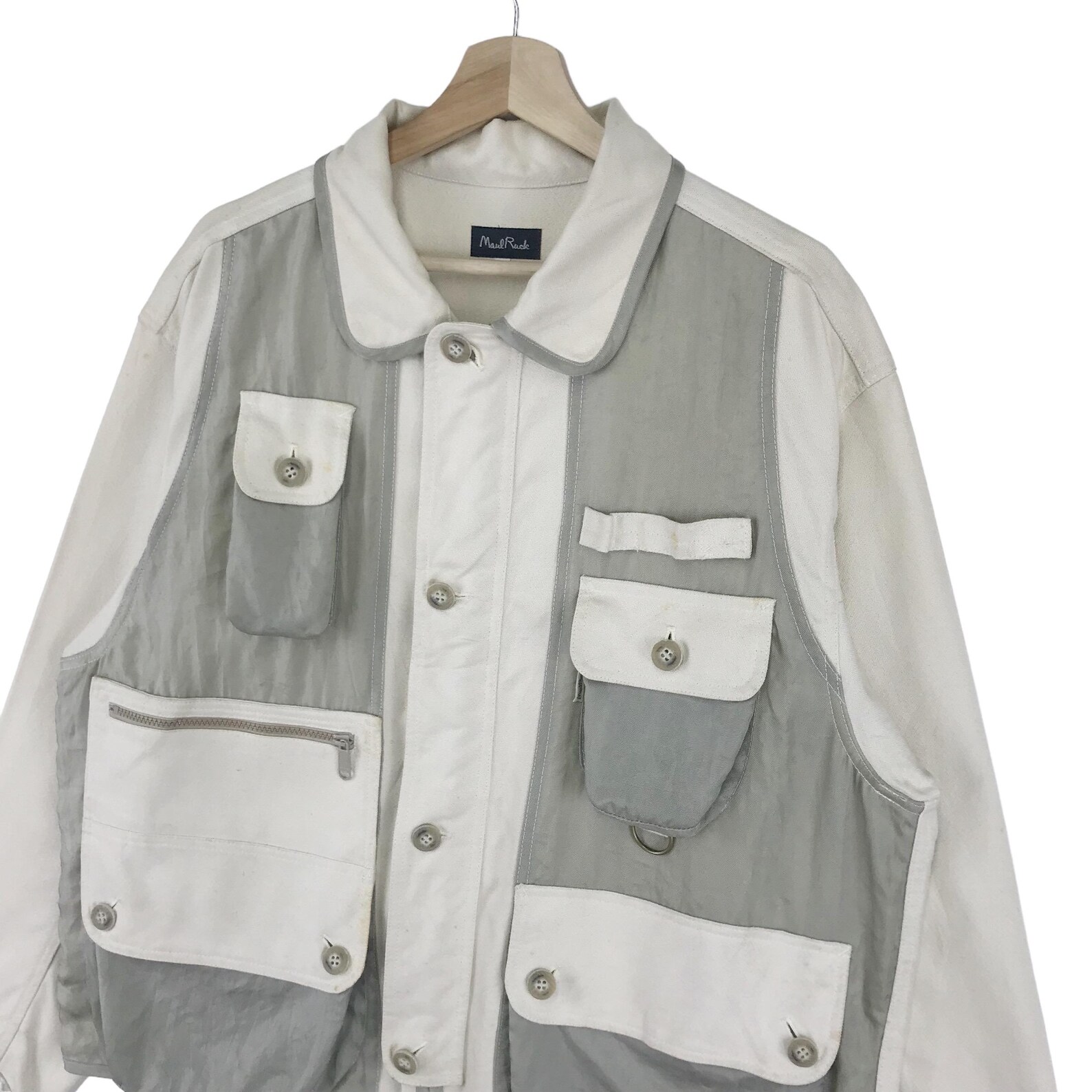 Vintage 90’s Maul Ruck Tactical Canvas Jacket Multi Pocket Outdoorman ...
