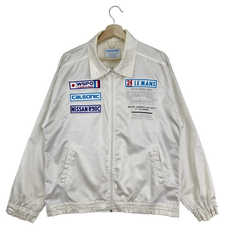 Vintage 90’s Calsonic Motorsport Team Racing Satin Jacket Nissan Gtr ...