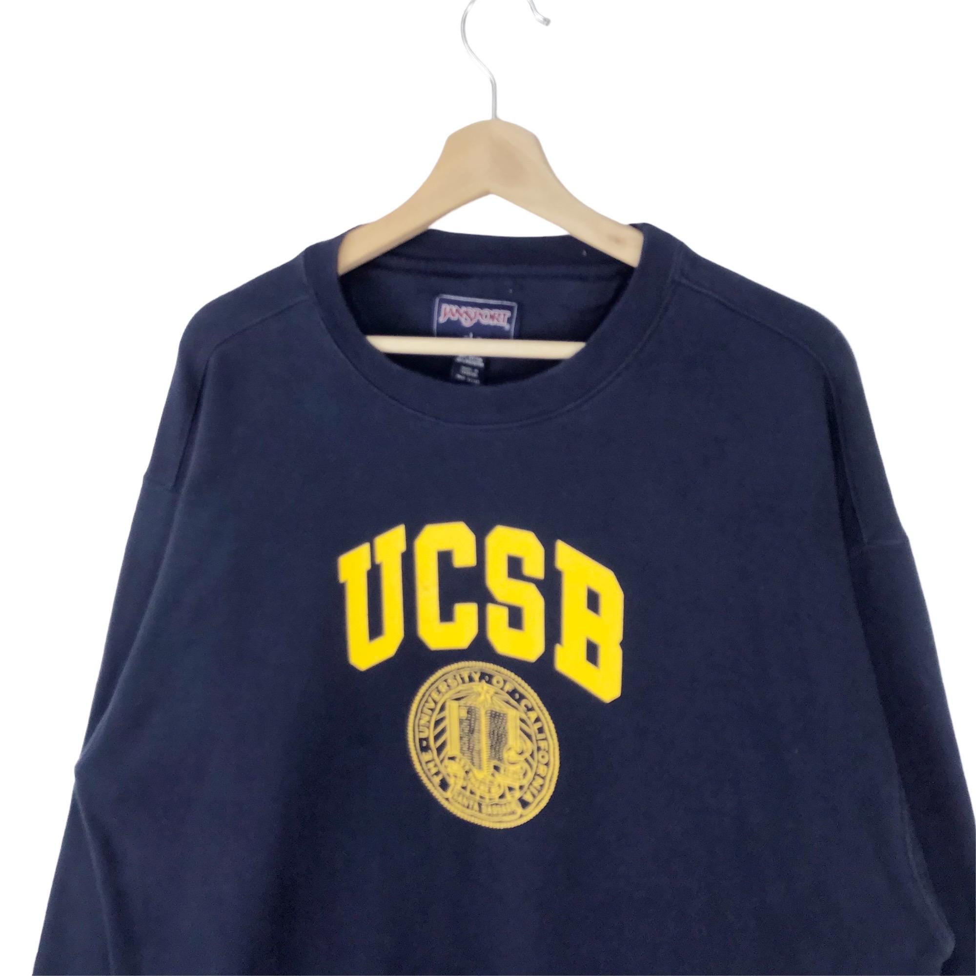 Rare Vintage University of California Santa Barbara Sweatshirt Big Logo ...