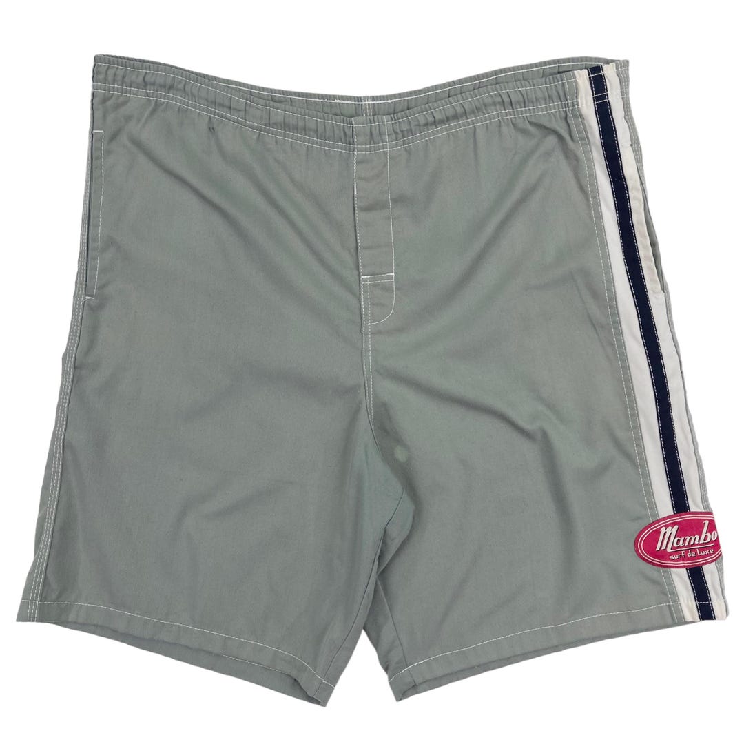 Vintage 90’s Mambo Short Pants Patches Logo Mambo Surfboard De Lexu ...