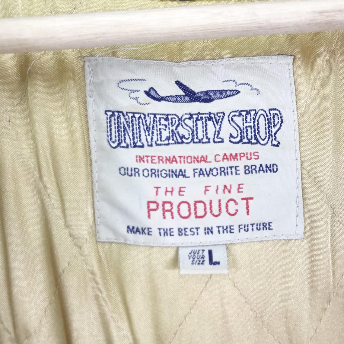 Vintage 90’s University Shop Varsity Jacket Letterman Wool/leather ...