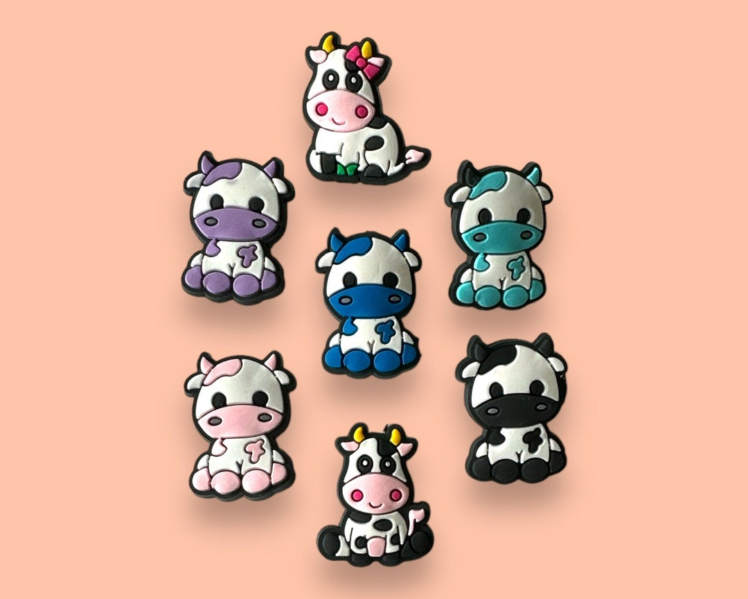 Cow Croc Charms Cow Jibbitz Moo Shoe Charms Cute Croc - Etsy