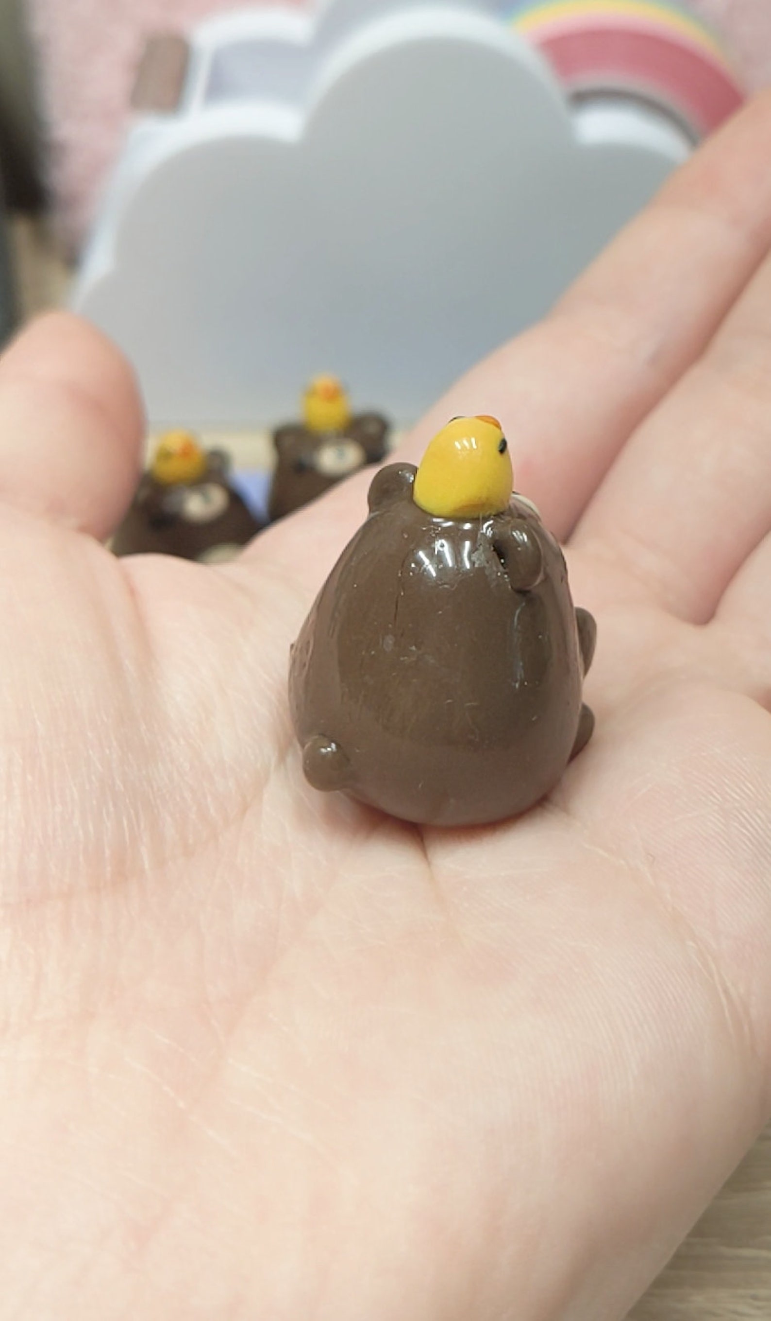 Sleepy Bear Desk Figures Paperweights - Etsy